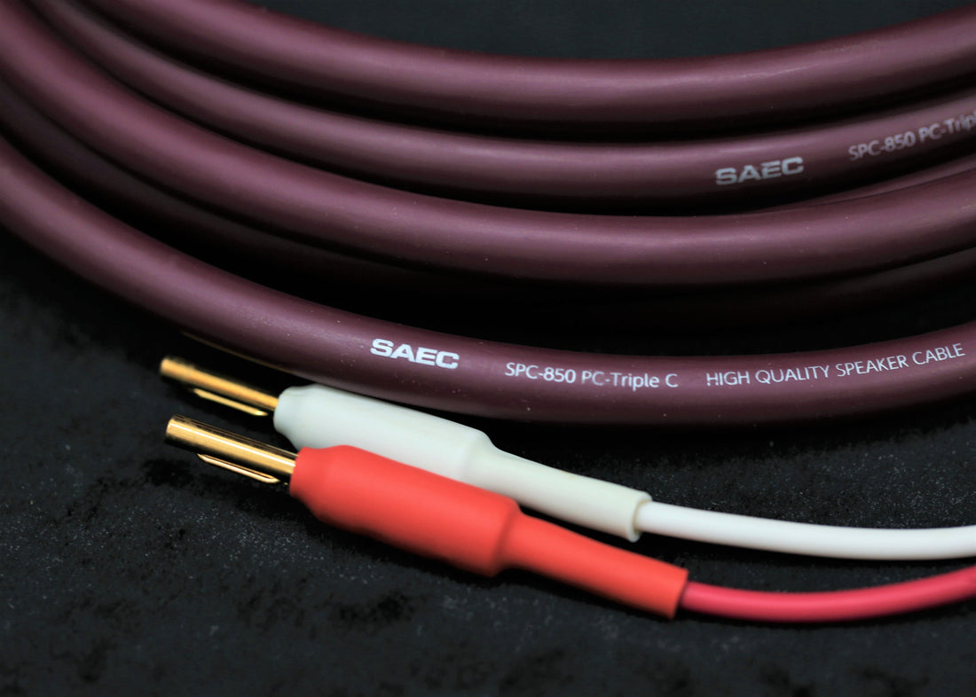 SAEC SPC-850 Triple C Speaker Cable – Ramble Audio